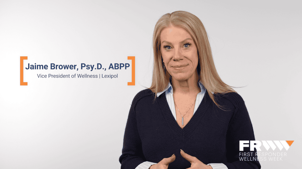 First Responder Wellness Week 2026 | Lexipol